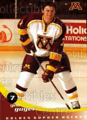2002-03 Minnesota Golden Gophers #7 Gino Guyer | eBay