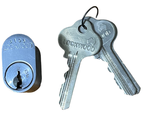 Lockwood 570 Cylinder - RDF Profile with TWO keys - USED - Locksport | eBay