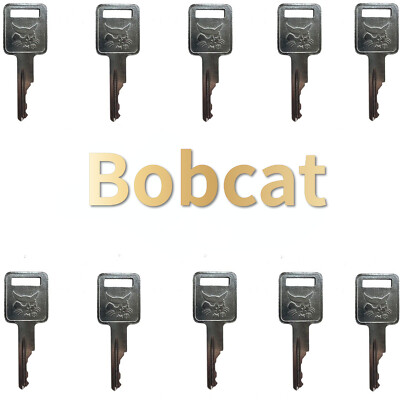 10 Bobcat Ignition & Door Keys 6693241 Excavator Skid Steer Loader ...