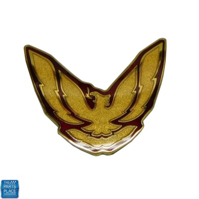 87-92 Firebird Trans Am Sail Panel Bird Emblem Flame Red GM Lic ...
