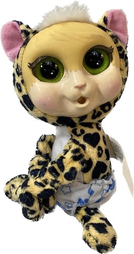 Baby Leopard Cat Jakks Pacific Animal Babies Nursery Mini 6" Hugger ...