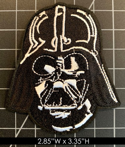 Star Wars: Darth Vader Face Embroidered Iron-on Patch | eBay