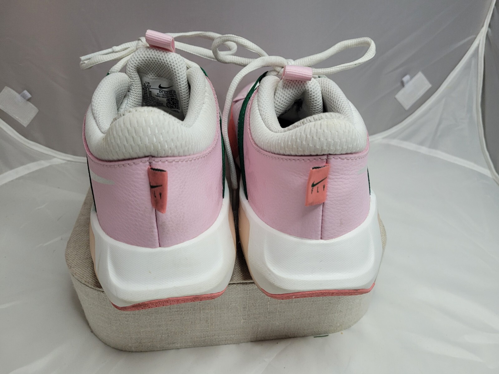 Nike Air Zoom Crossover Basketball Pink Shoes Big Kid… - Gem