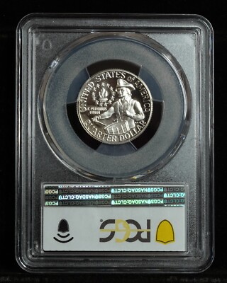 1976-S 25c Quarter PCGS PR69DCAM Deep Cameo Silver Drummer Boy Graded U ...