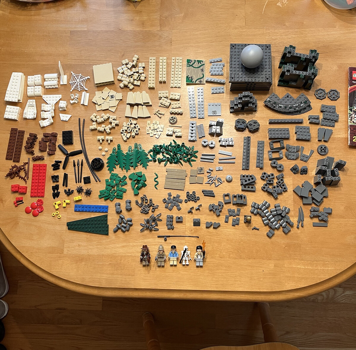 LEGO Indiana Jones Temple Escape (7623) Complete Set Box and Manual | eBay