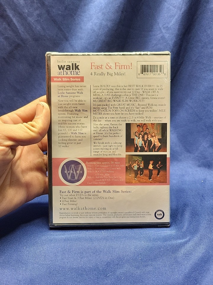 Leslie Sansone's Walk Slim : Fast Firming! (DVD) New Sealed ...