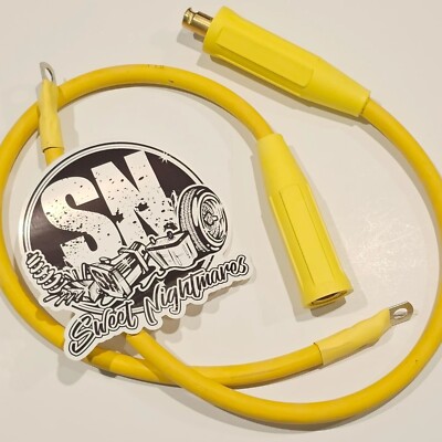 Lowrider Hydraulic 1/0 Battery Ground Disconnect Yellow 4ft Kit | eBay