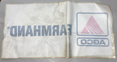 NOS AGCO DECAL FOR FARMHAND EQUIPMENT | eBay