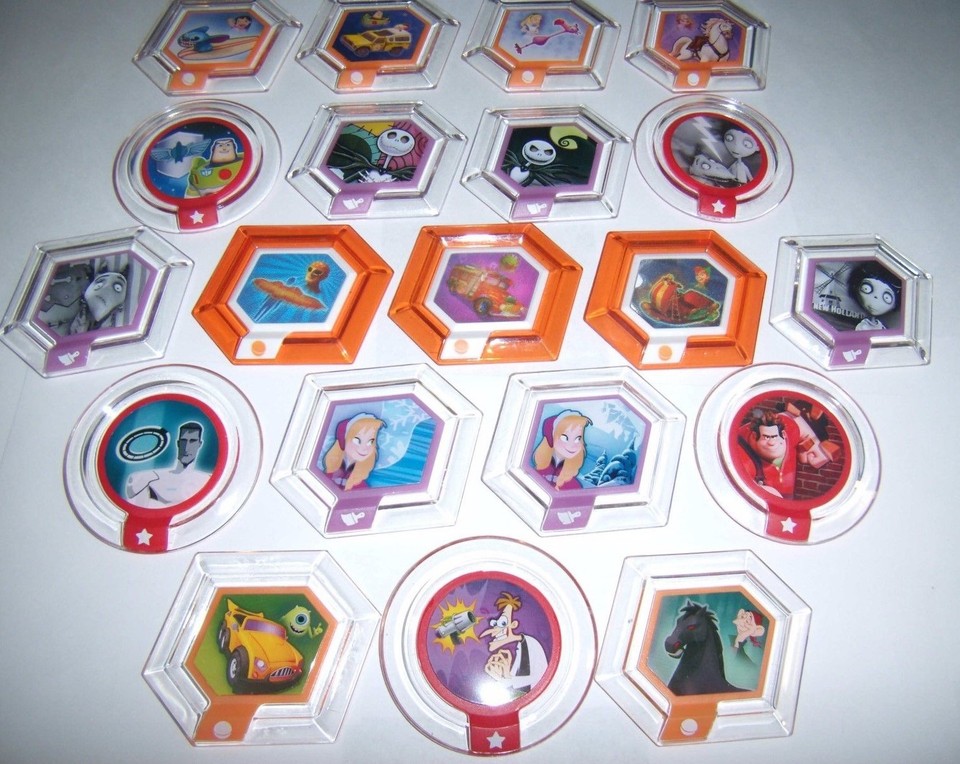 Disney Infinity Power Discs Complete Finish Your Set Lot Used Disc 1.0 ...