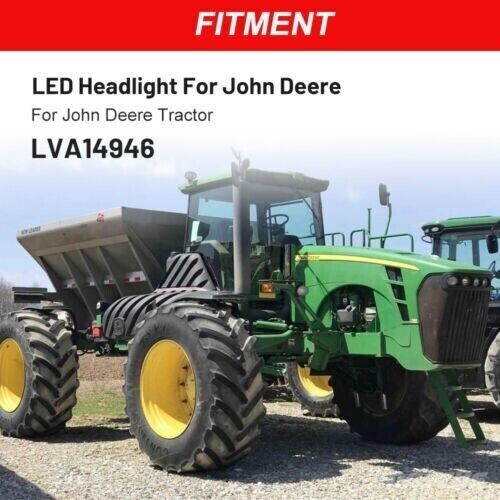 40W LED Headlight HI-lo LVA14946 For John Deere Tractor 1025R 2032R ...