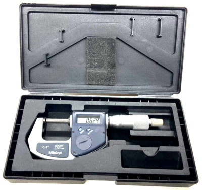 MITUTOYO TOOLS 0-1” DIGIMATIC OUTSIDE MICROMETER, 0.00005”, MDC-1”S ...