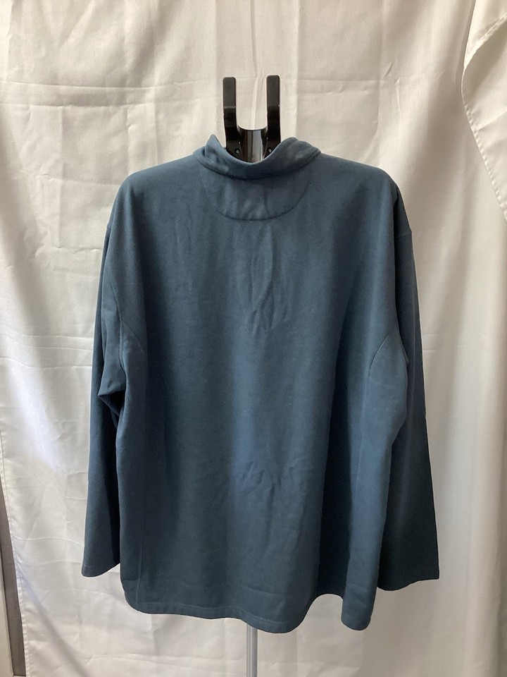 Ridgecut Men’s 1/4 Zip Pullover Size 3X Blue Outdoor Toughwear | eBay