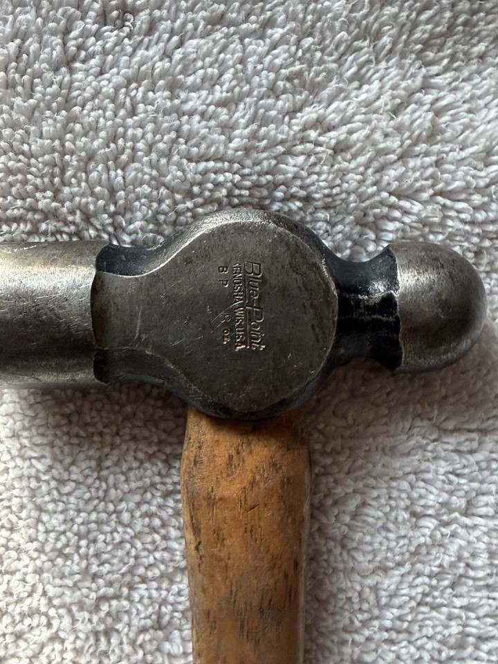 VINTAGE Blue Point By Snap On 8 oz Ball Peen Hammer Orig Handle USA ...