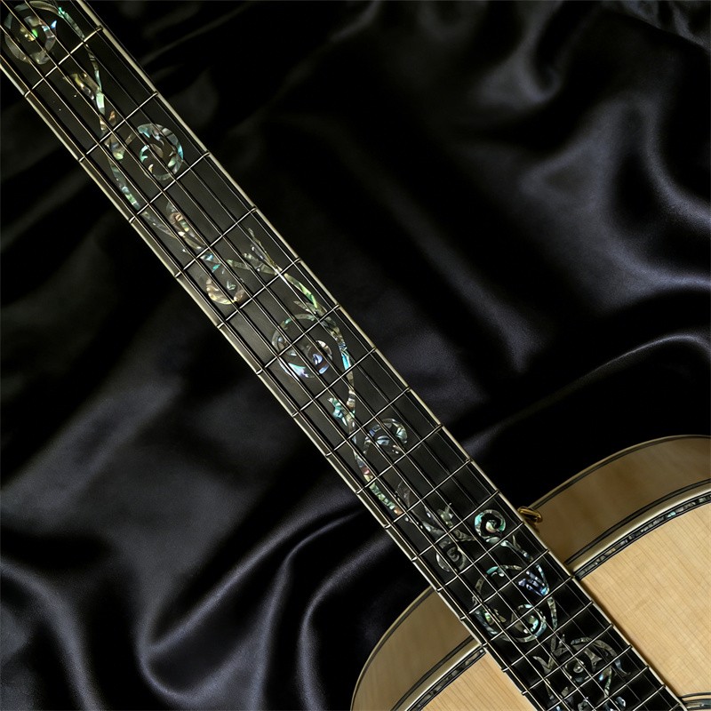 Factory Acoustic Guitar J-200 Abalone Shell Fingerboard Inlay Solid ...