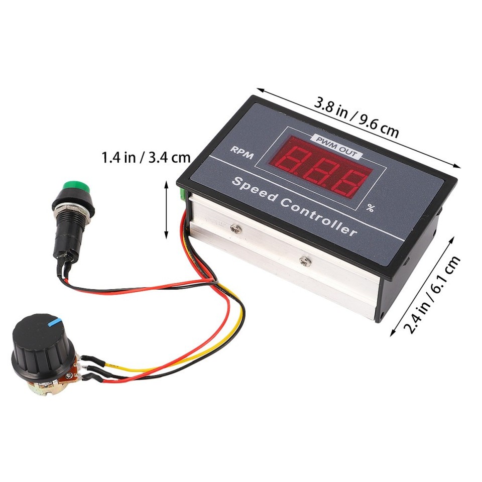 Dc Motor Controller Pwm Adjustable Speed Regulator for Motors | eBay ...