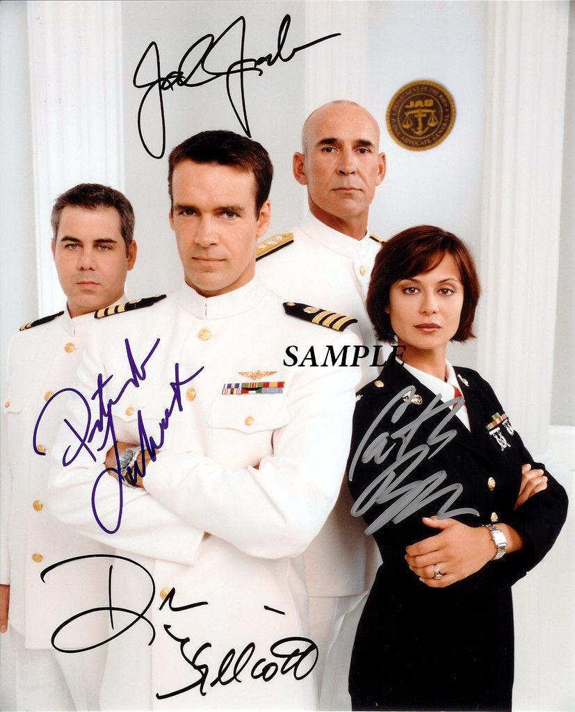 JAG CAST REPRINT AUTOGRAPHED SIGNED 8X10 PICTURE PHOTO MAN CAVE ...