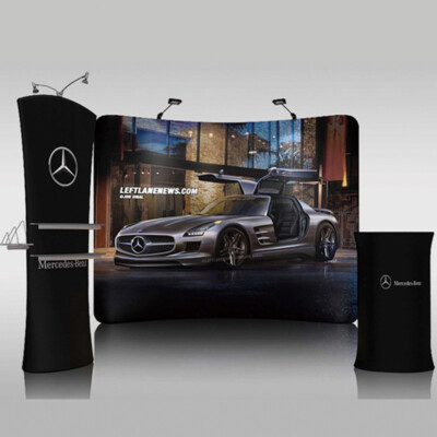 Pop-Up & Booth Displays - Curved Wall