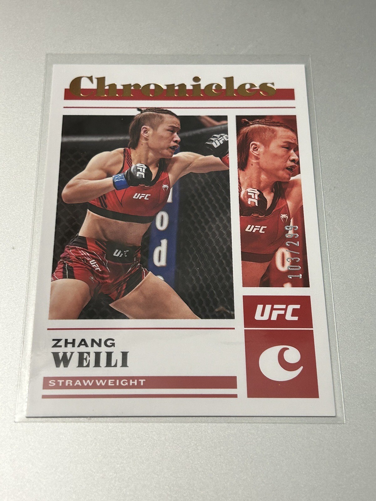 2023 Panini Chronicles UFC #46 Zhang Weili #/299 Straw weight | eBay
