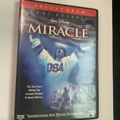 Miracle (2004) (DVD, 2004) Walt Disney Kurk Russell 786936231922| eBay