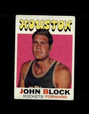 1971 Topps Basketball #016 John Block STARX 4 VG/EX (LS805021) | eBay