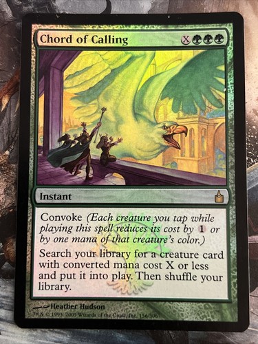 1x Foil Chord of Calling (156) Ravnica: City of Guilds MP MTG Magic x1 ...