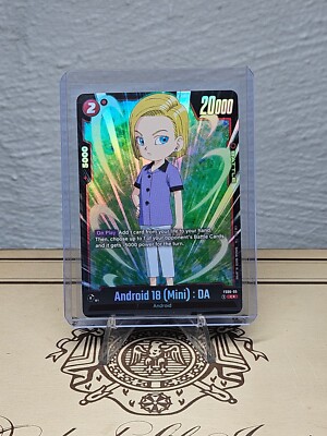 ANDROID 18 Mini: DA Common Alt Art FS06-05 C Dragon Ball Fusion World ...