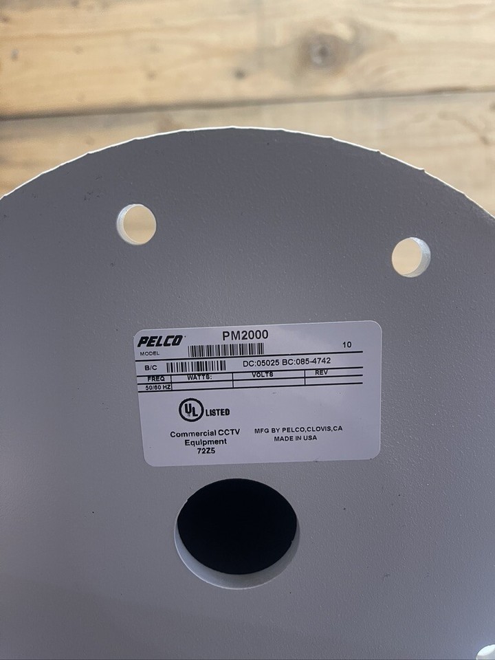 Pedestal Mount PM2000 Pelco 2" Camera Mount Pole | eBay