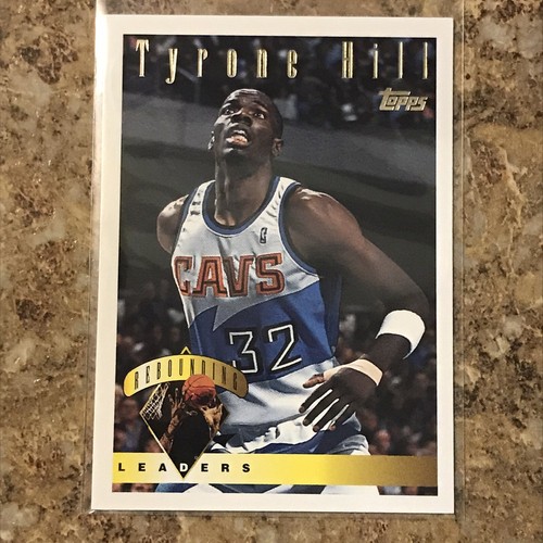 Tyrone Hill 1995-96 Topps Cleveland Cavaliers Basketball Card #15 ...