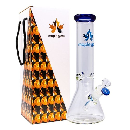 Maple 12" Inch Glass Water Pipes Smoke Ice Catcher Beaker Bong Hookah ...