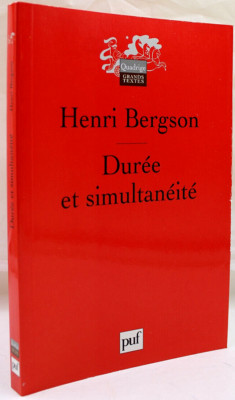 BERGSON, Henri - Durée et simultanéité - PUF - 2007 - TBE | eBay
