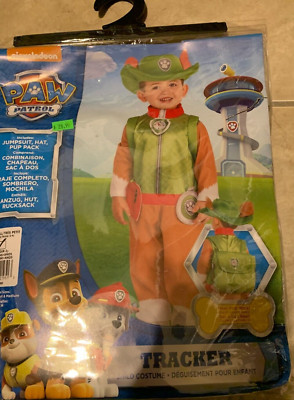 Paw Patrol Tracker Costume Youth Extra Small 2-4 NEW Retail in ...