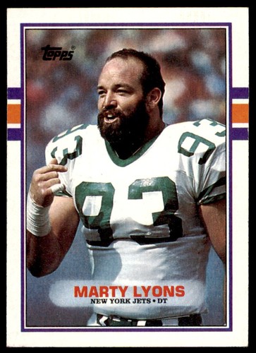 1989 Topps Marty Lyons New York Jets #229 | eBay