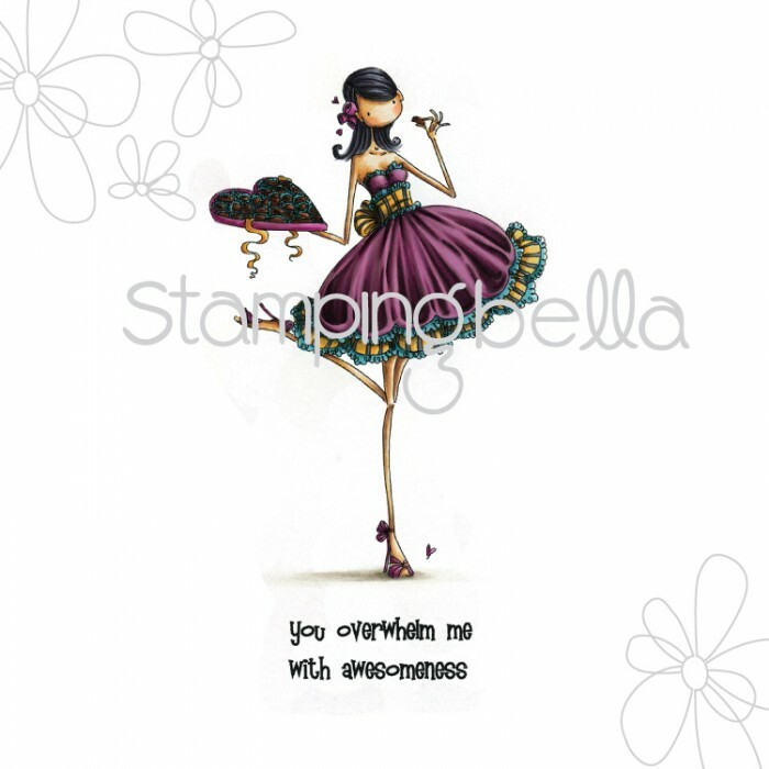 UPTOWN GIRLS-Stamping Bella Cling Mount Rubber Stamp-Stamping ...