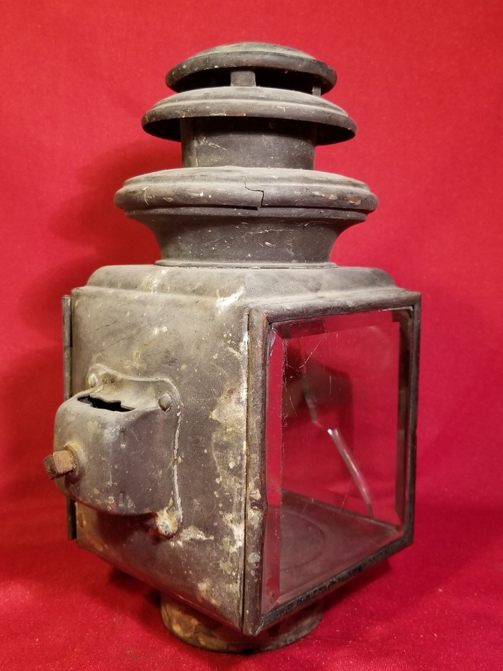 Early 1900s Model T Era VINTAGE BRASS LIGHT Antique Lantern CAR ...