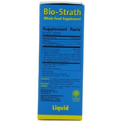 Bio-Strath Whole Food Supplement Liquid Stress & Fatigue Formula 3.4 oz ...