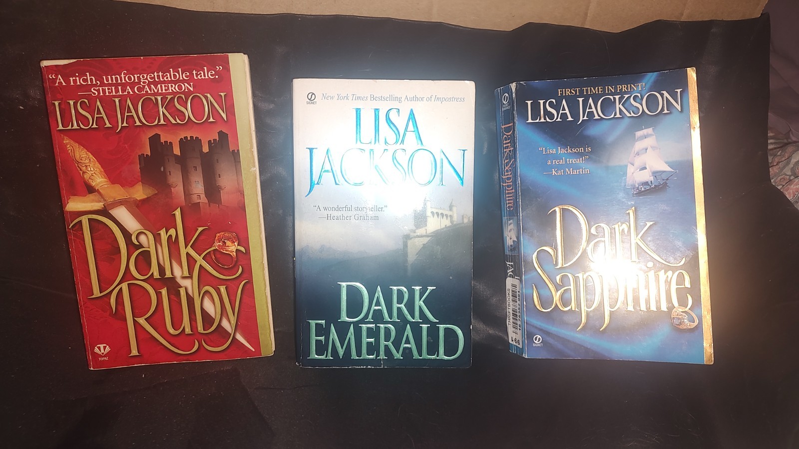 Complete Set Series - Lot of 3 Dark Jewels books by Lisa Jackson Ruby ...