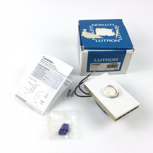 Lutron C-1000-WH Centurion White Dimmer Switch Dial 120VAC 60Hz 1000W ...