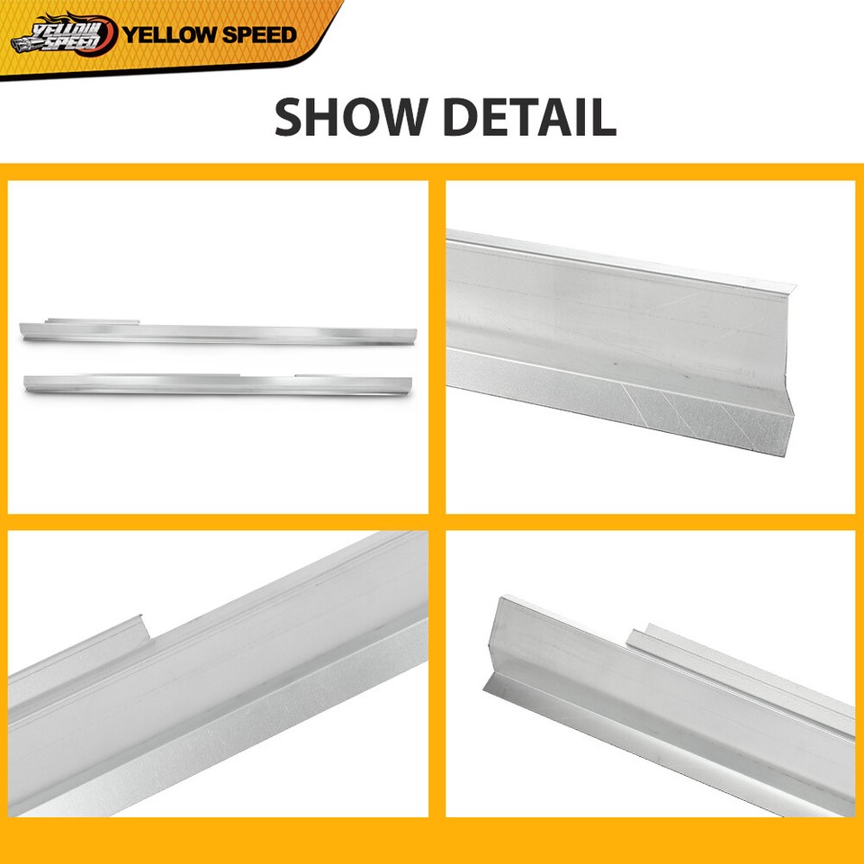 Slip On Rocker Panels Fit For Ford E150 E250 Econoline Van 1992-2016 ...
