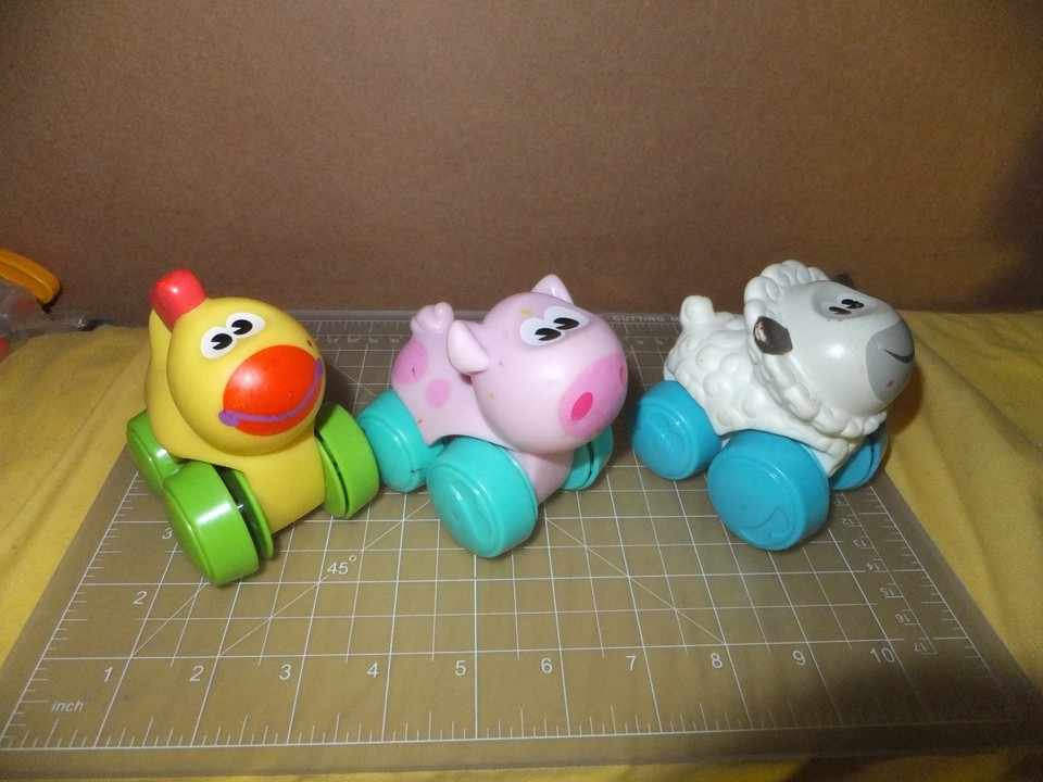 LOT OF 3 4" SOFT PLASTIC PLAYSKOOL ANIMALS | eBay