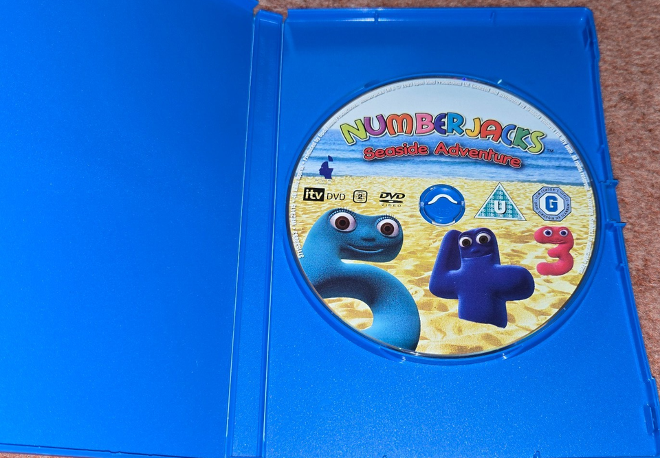 NumberJacks Number Jacks Volume 6 Seaside Adventure DVD 5037115308832 ...