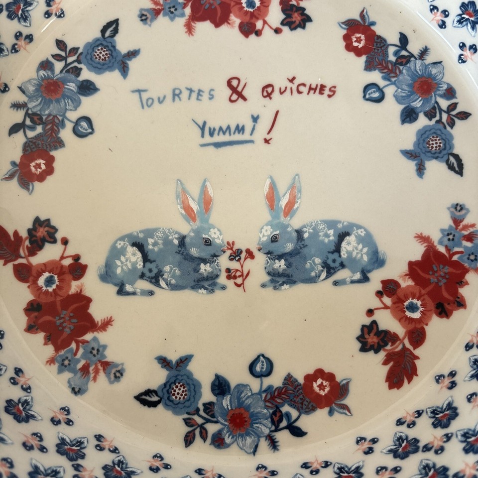 Anthropologie NATHALIE LETE Pie Dish & cake server BIBELOT French ...