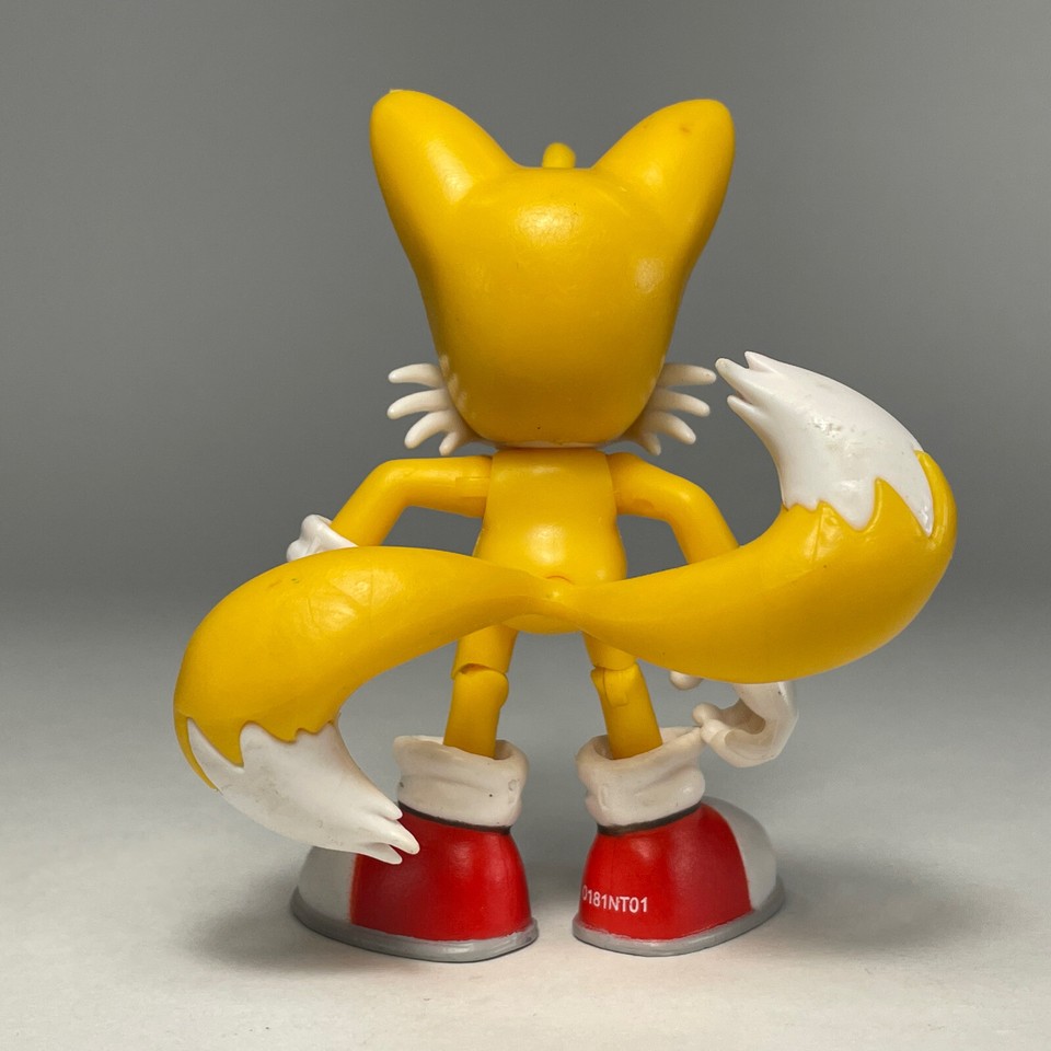 Jakks Tails 3.5" Super Poser Articulated Legs Sonic The Hedgehog Sega ...