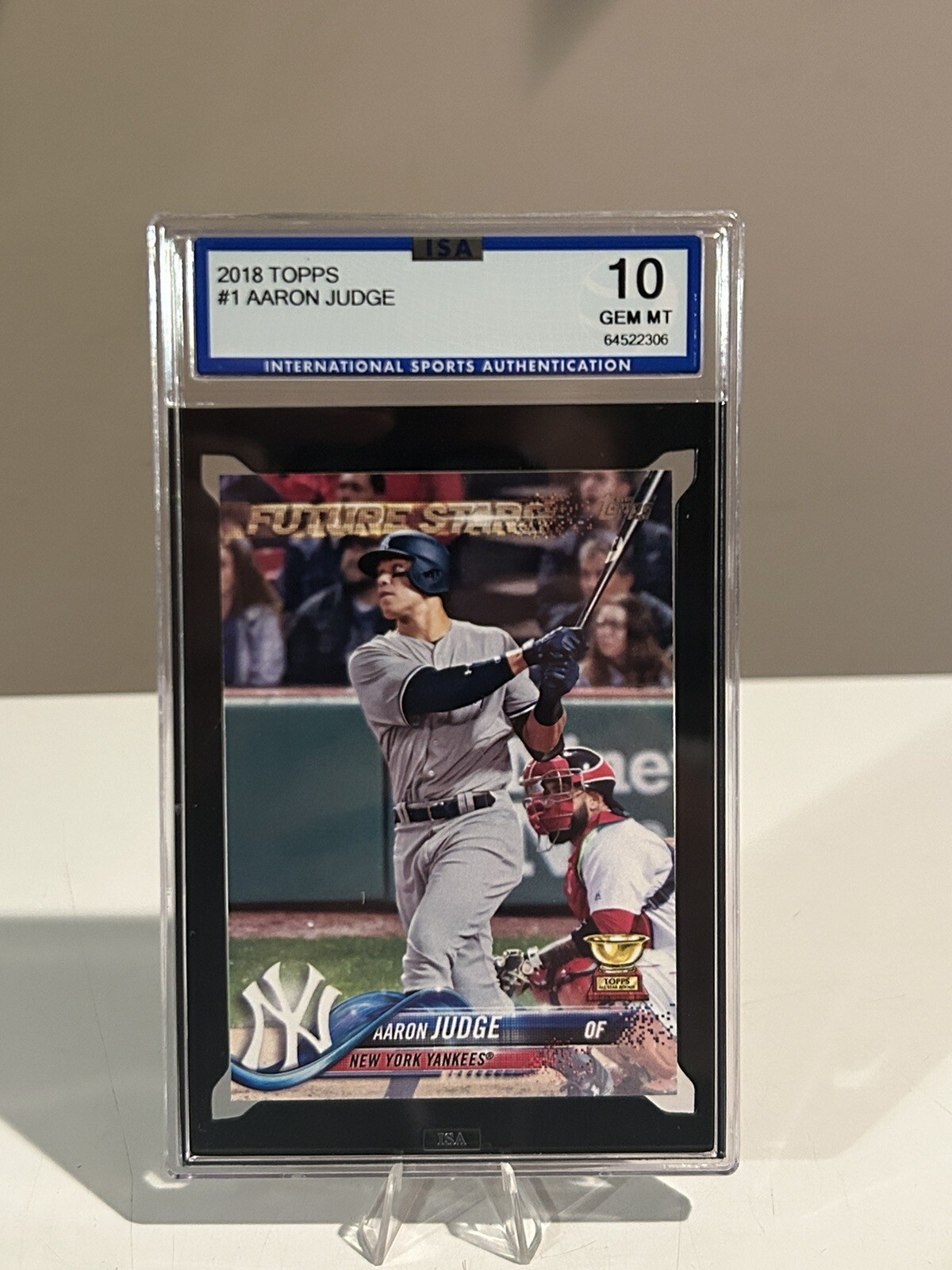 AARON JUDGE 2018 Topps #1 All-Star Game RC Cup ISA 10 | eBay