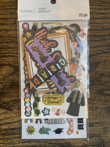 NEW Graduation High School sticker pack Recollections Congrats ...
