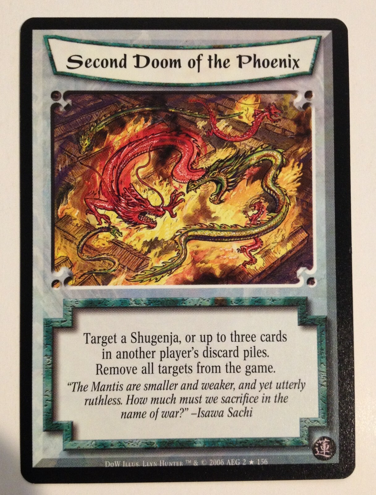 Second Doom of the Phoenix L5R Legend of the Five Rings CCG Drums of ...
