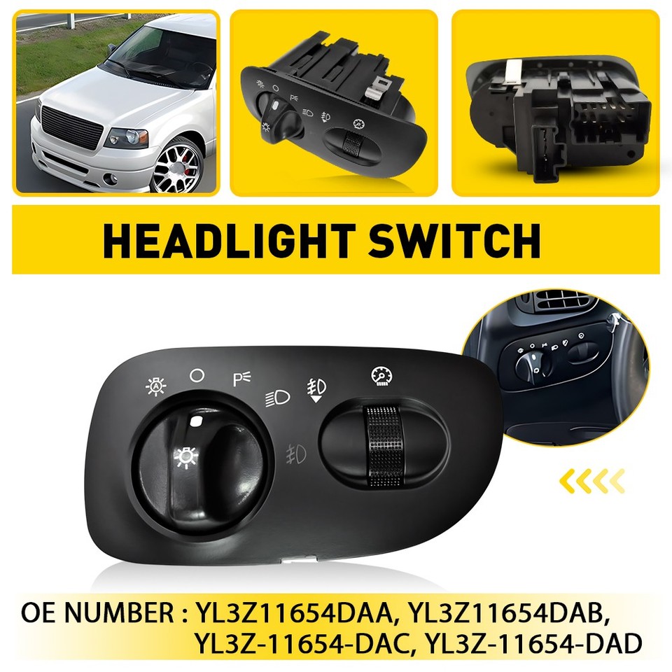 Headlight Switch Fits Ford F150 with Auto Headlight Fog Lights ...