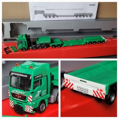 MAN TGX Trost Transporte Autokräne Traisen Austria Tieflader Goldhofer ...