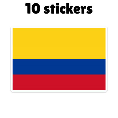 Colombia Flag Sticker Decal Vinyl Fade & Waterproof | eBay Australia