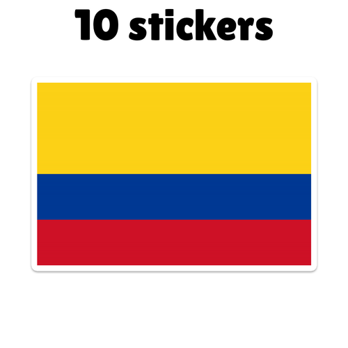 Colombia Flag Sticker Decal Vinyl Fade & Waterproof | eBay