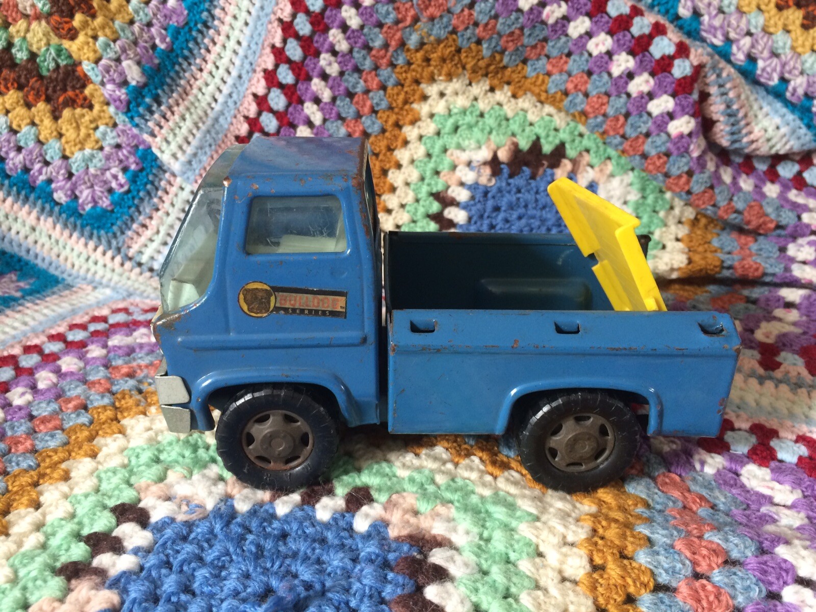 Vintage Louis Marx Truck Toy Bulldog Series Blue | eBay UK